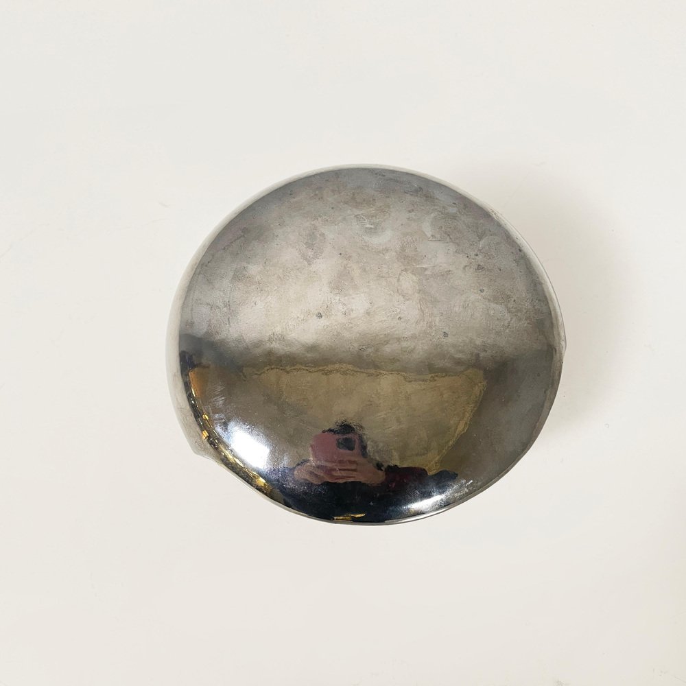 Italian Modern Decorative Table Object in Silver Ceramic, 2000s for ...