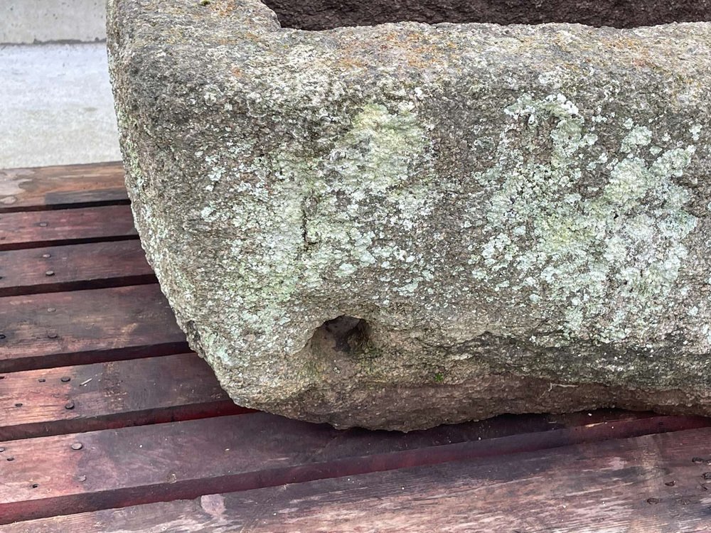 19th Century Square Trough in Breton Granite for sale at Pamono