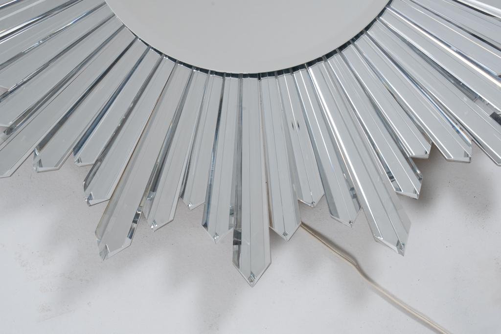 Vintage Star Mirror in Crystal for sale at Pamono