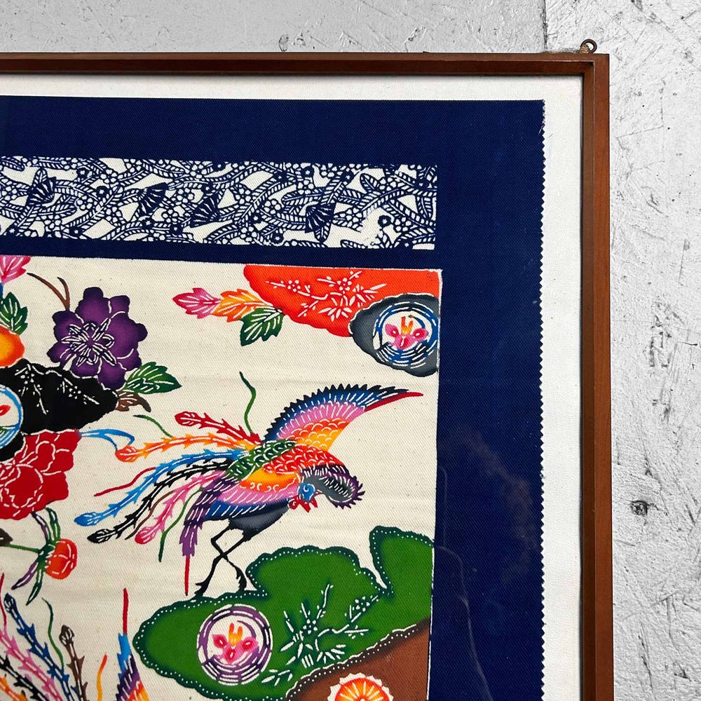 Bingata Okinawan Textile, Ryukyu, Japan, 1960s for sale at Pamono