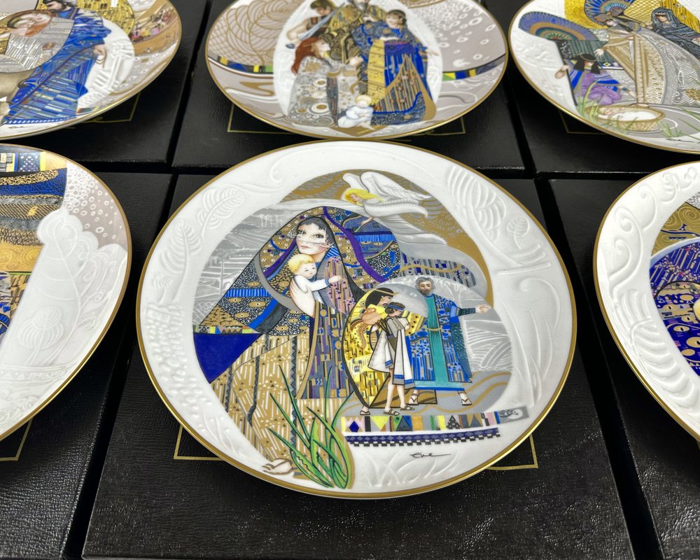 Biblical Mothers Series Plates in Fine China by Eve Licea for Knowles ...