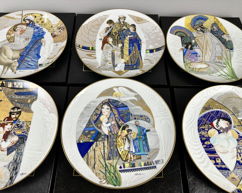 Biblical Mothers Series Plates in Fine China by Eve Licea for Knowles ...
