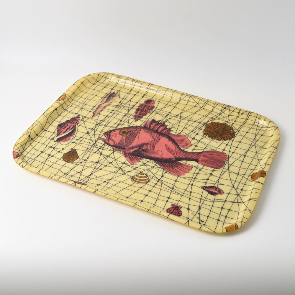 Mid-Century French Fiberglass Serving Tray, 1960s for sale at Pamono