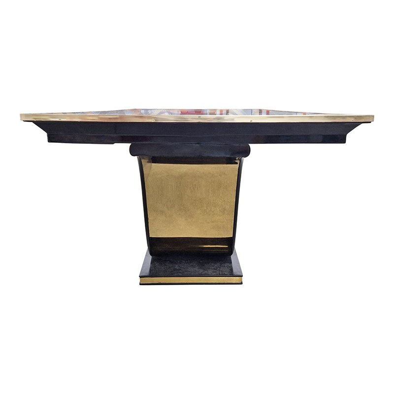 Art Deco Dining Table with Backlit Top for sale at Pamono