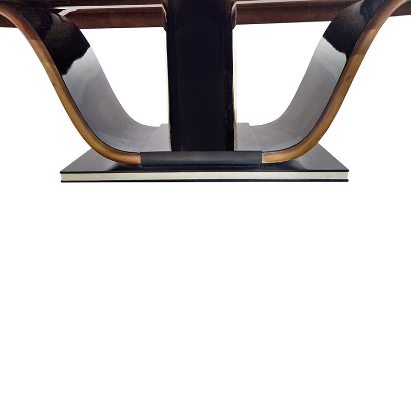 Vintage Art Deco Oval Table, 1980s for sale at Pamono