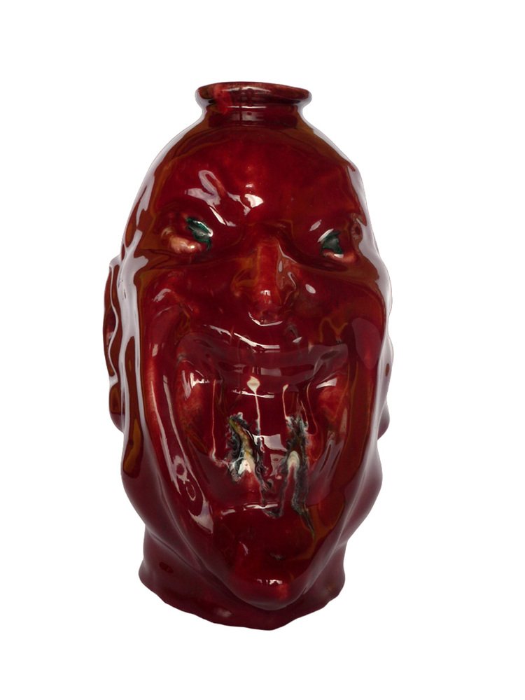 Art Deco Italian Ceramic Anthropomorphic Vases, 1940, Set of 2 for sale ...
