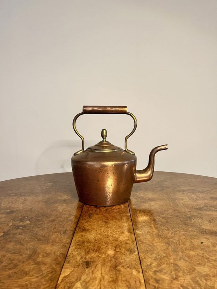 Antique George III Copper Kettle, 1800s for sale at Pamono