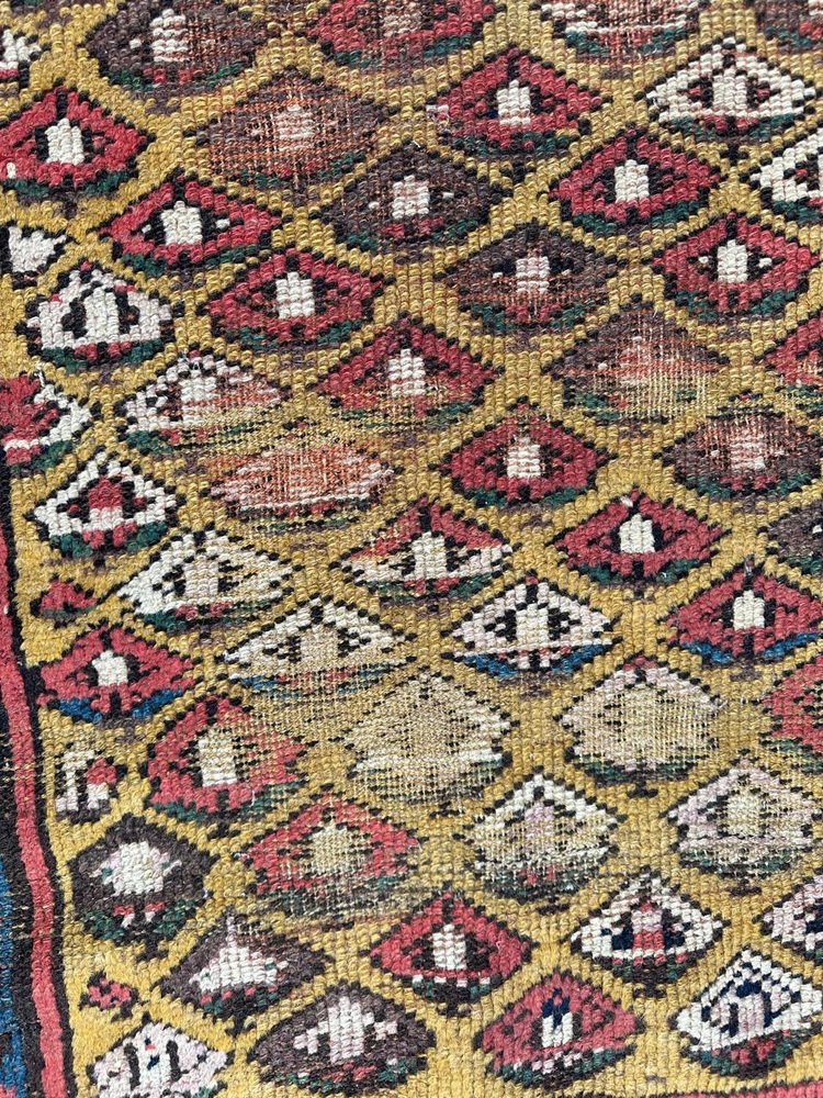 19th Century Kurdish Distressed Rug for sale at Pamono