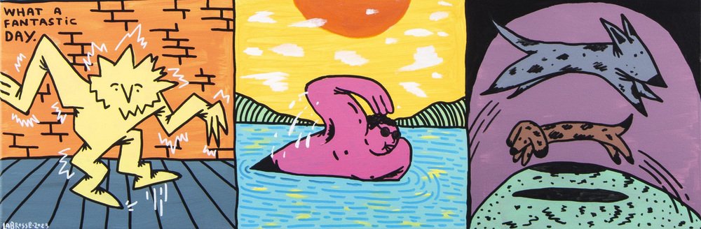 Daniel Labrosse, Things That Happened, 2023, Mixed Media on Canvas for ...