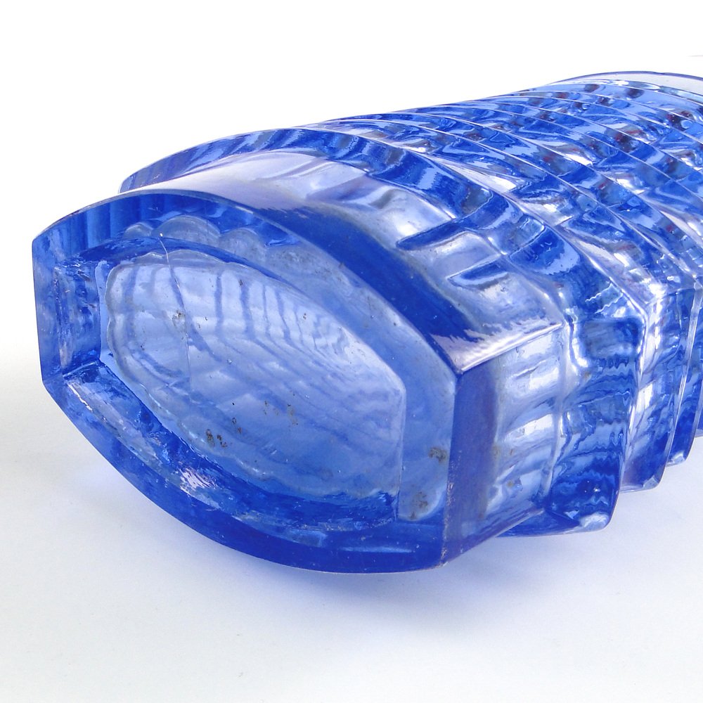 Optical Vase by Jan Sylwester Drost for Ząbkowice Glassworks, 1970s for ...