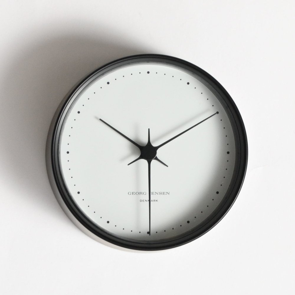 Danish Wall Clock by Henning Koppel for Georg Jensen, 1980s for sale at ...