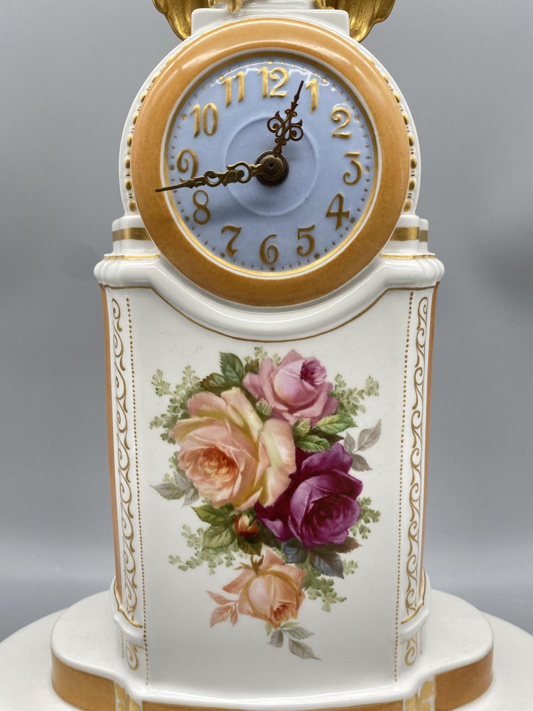 Fireplace Clock by Max Schröder for KPM Berlin, Germany, 1920s for sale ...