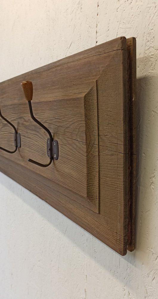 Rustic Style Wooden Hanger, 1950s for sale at Pamono