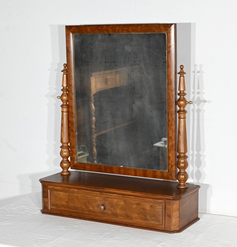 Mahogany Psyche Mirror, 19th Century for sale at Pamono