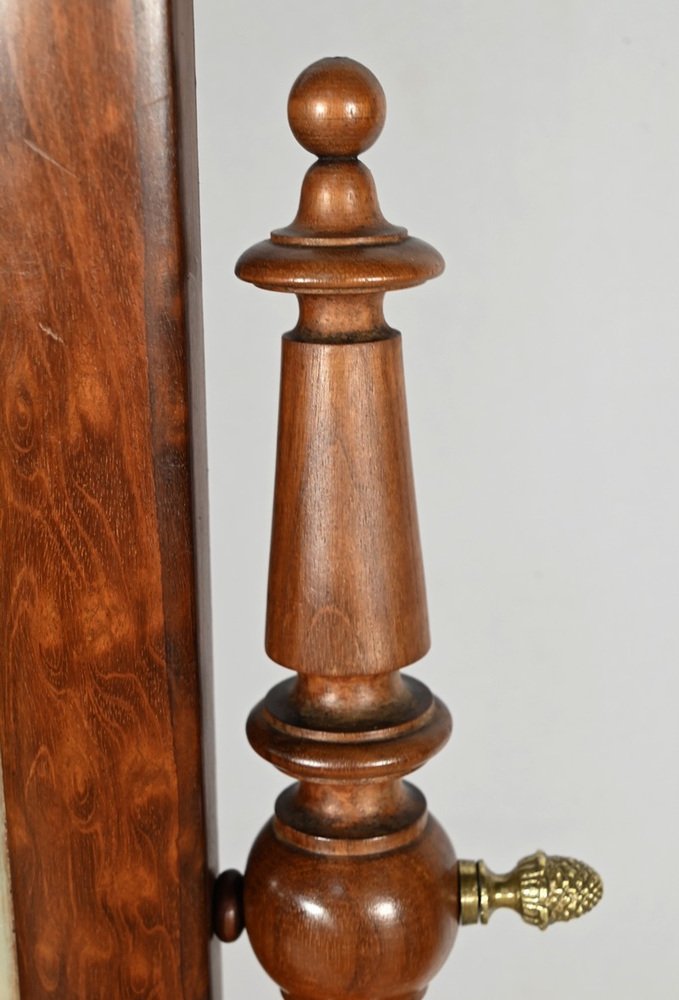Mahogany Psyche Mirror, 19th Century for sale at Pamono