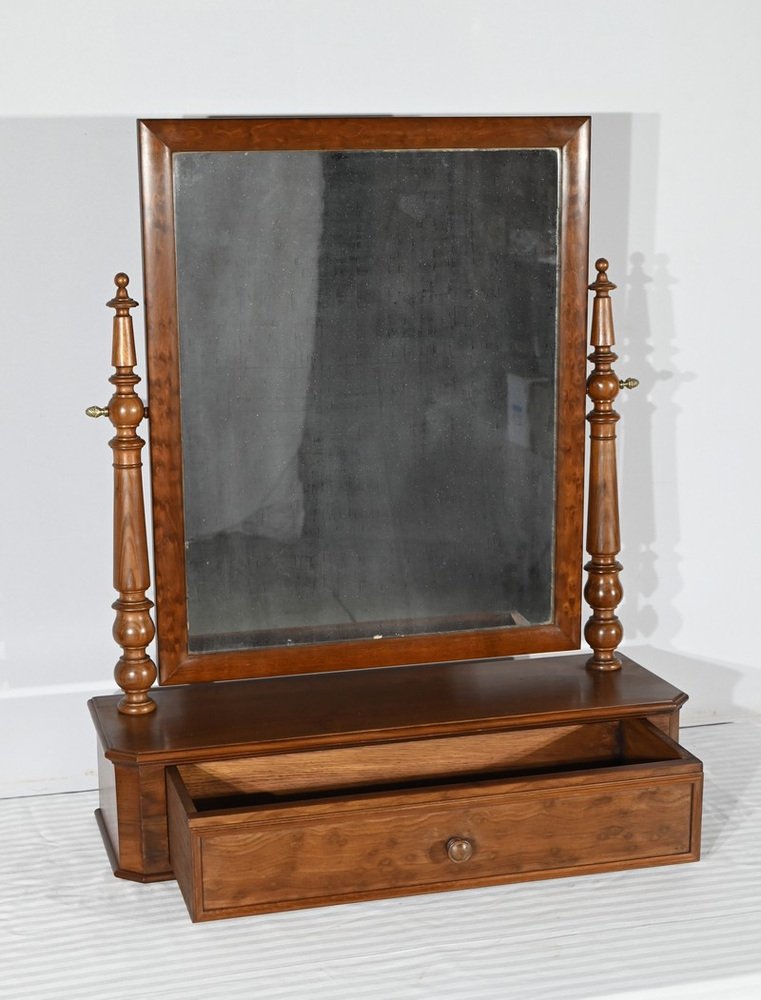 Mahogany Psyche Mirror, 19th Century for sale at Pamono