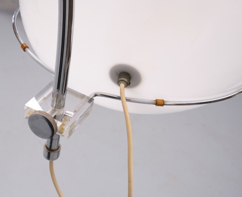 Large Gepo Amsterdam Wall Arc Lamp, 1970s for sale at Pamono