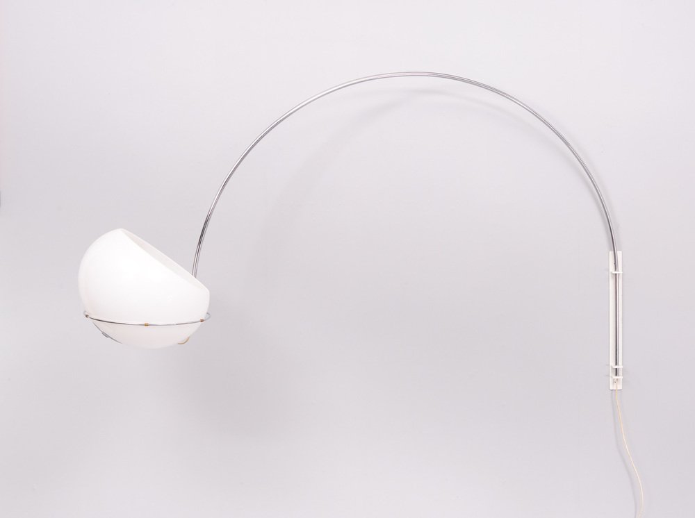 Large Gepo Amsterdam Wall Arc Lamp, 1970s for sale at Pamono
