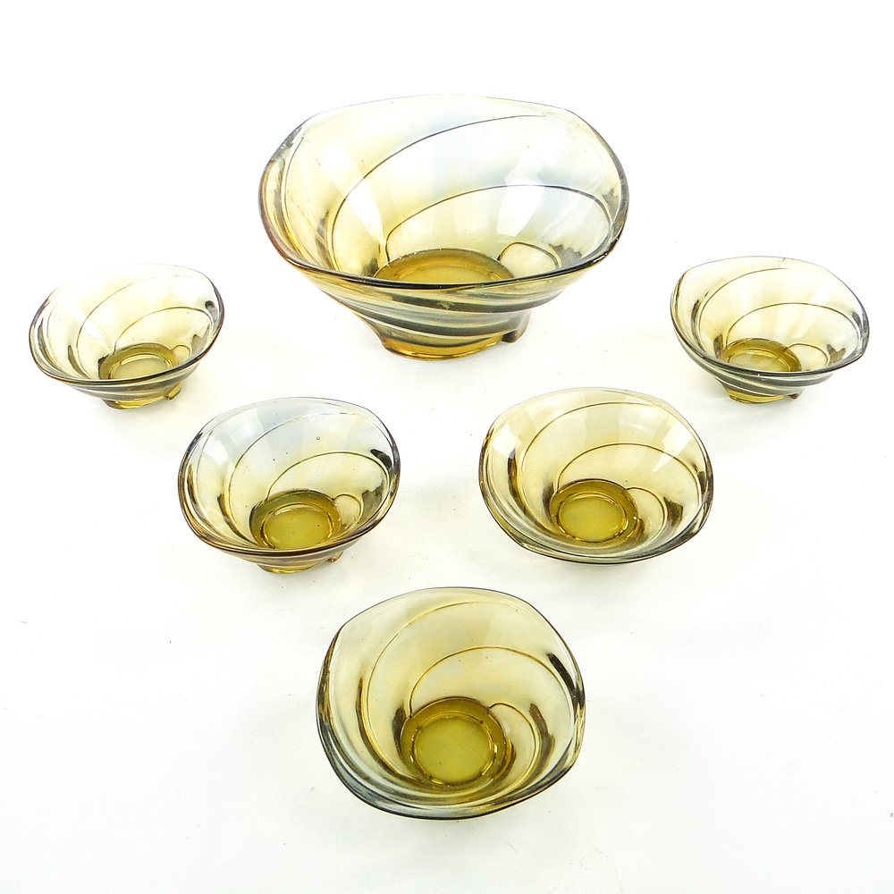 Vortex Dessert Set by J. Drost, Ząbkowice Gospodarcza Huta, Poland ...