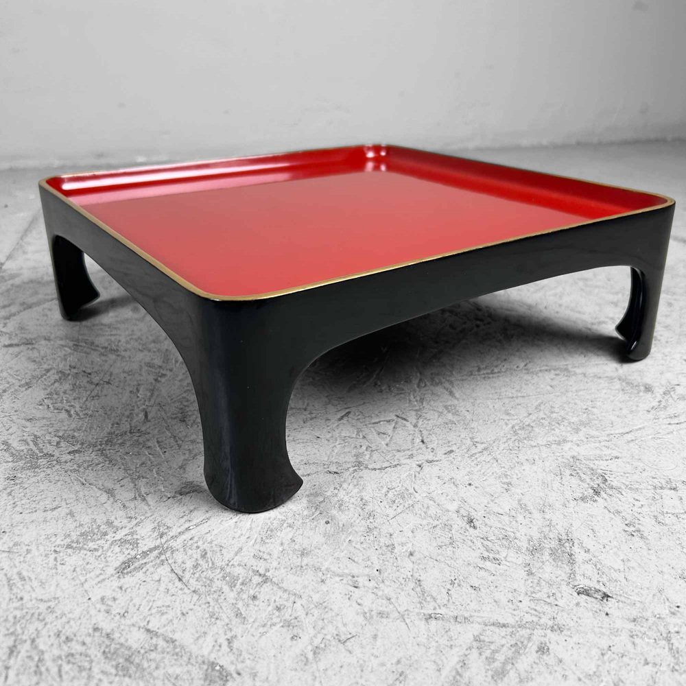 Taishō Period Urushi Lacquer Serving Tables, Japan, 1920s, Set of 7 for ...