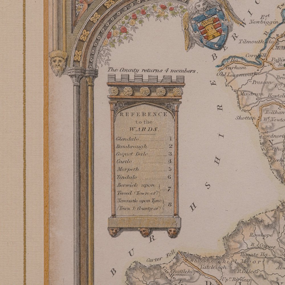 Antique Lithography Map for sale at Pamono