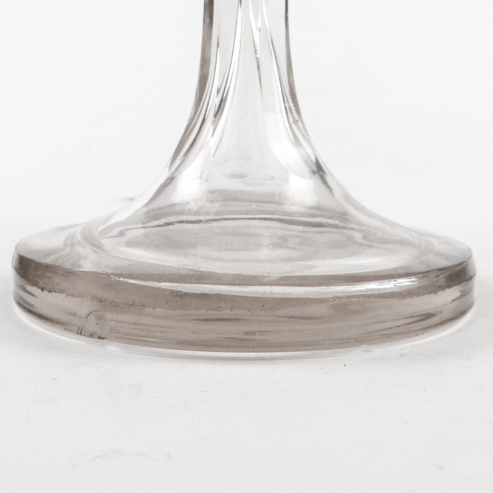 Biedermeier Crystal Bowl on Stand, 1800s for sale at Pamono