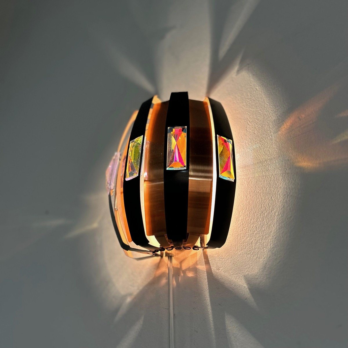 Danish Wall Lamp by Werner Schou for Coronell Elektro, 1970 for sale at ...