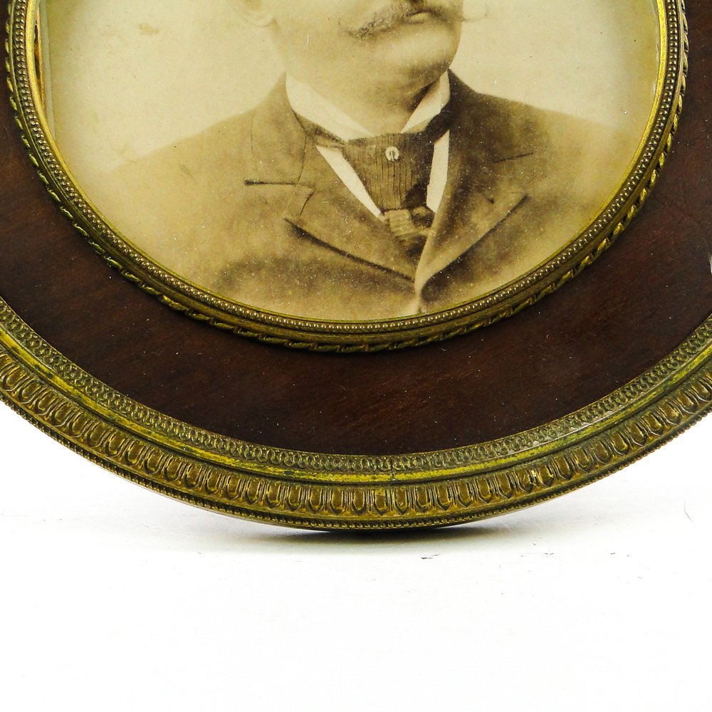 Vintage French Bronze Classicist Frame, 1890s for sale at Pamono