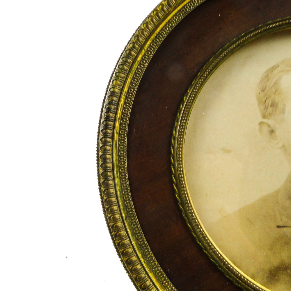 Vintage French Bronze Classicist Frame, 1890s for sale at Pamono