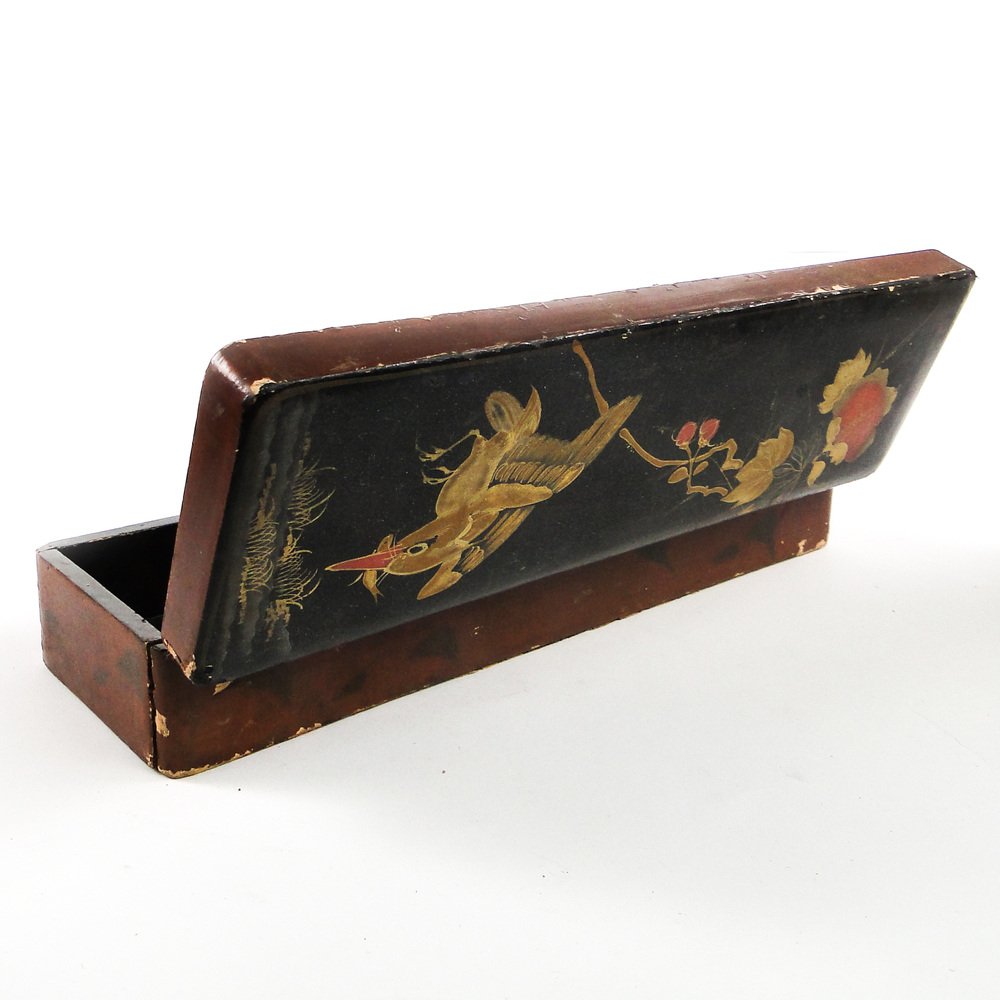 Japanese Lacquerware Box, 1920s for sale at Pamono