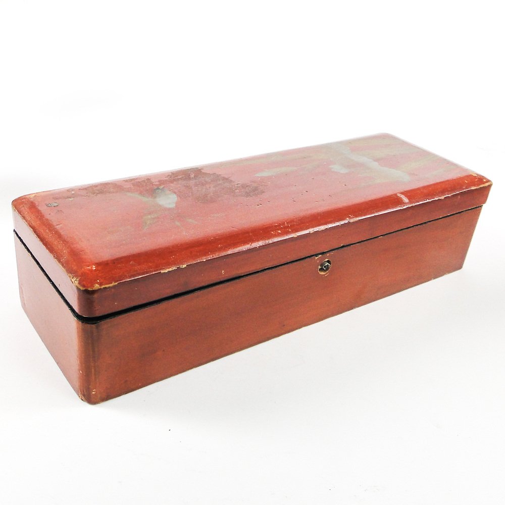 Japanese Lacquerware Box, 1920s for sale at Pamono