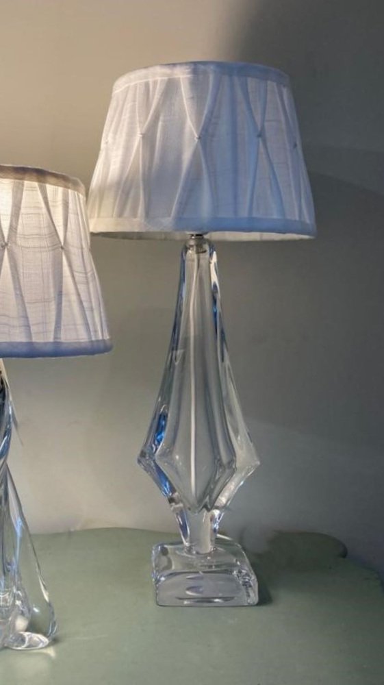 Crystal Table Lamp attributed to Jean Daum, France, 1960s for sale at ...