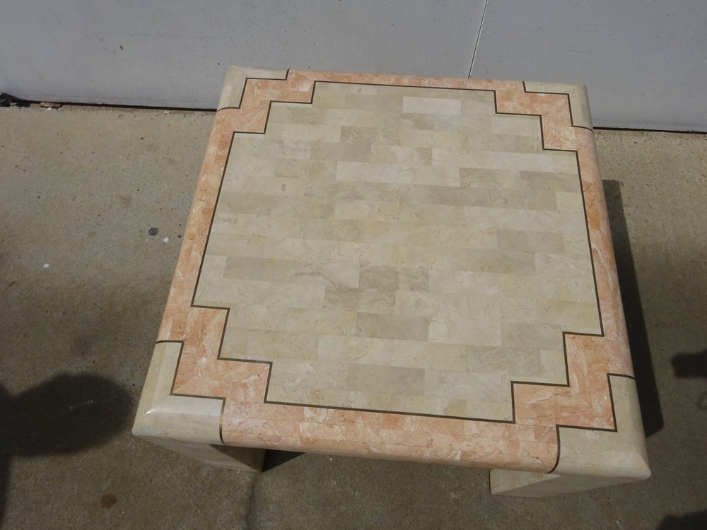 Stone Marquetry Living Room Table, 1950s for sale at Pamono
