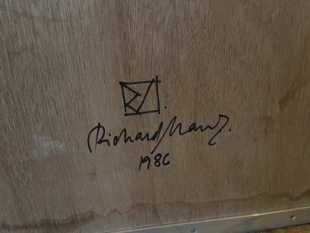 Richard Manz, Three-Dimensional Trapez Wall Relief Sculpture, 1986 ...