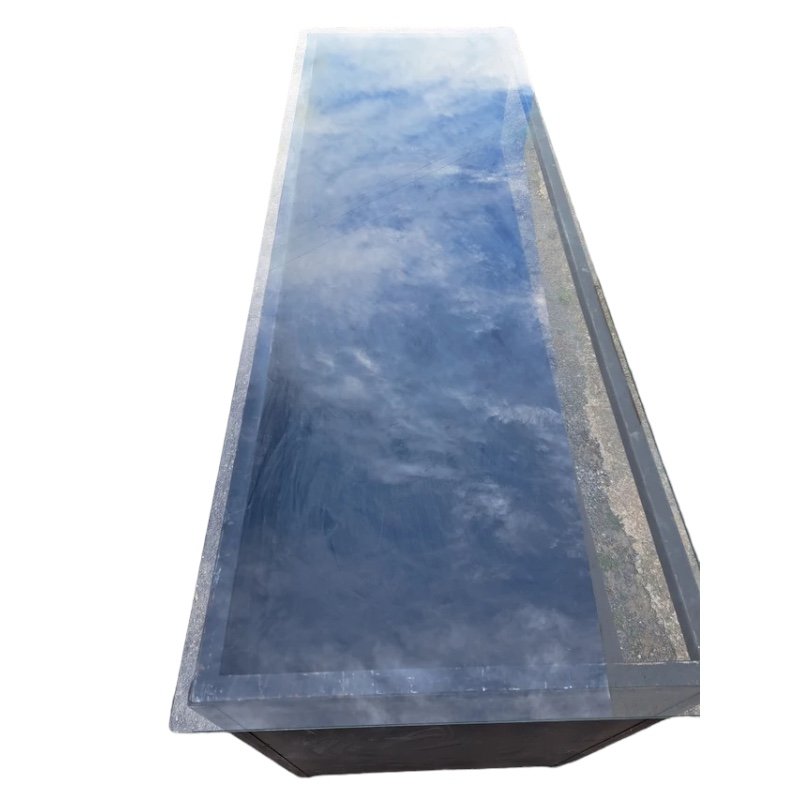 Mid-Century Modernist Metal and Crystal Reception Desk for sale at Pamono