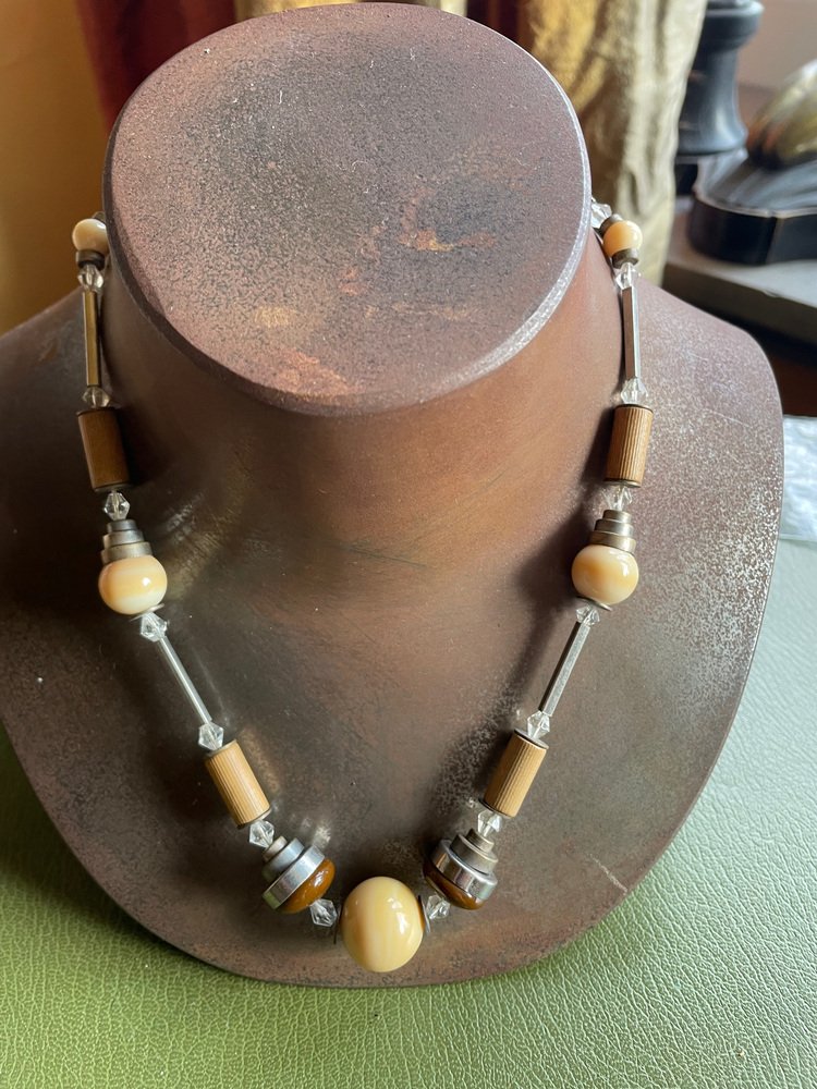 Art Deco Necklace attributed to Jakob Bengel, Germany, 1930s for sale ...