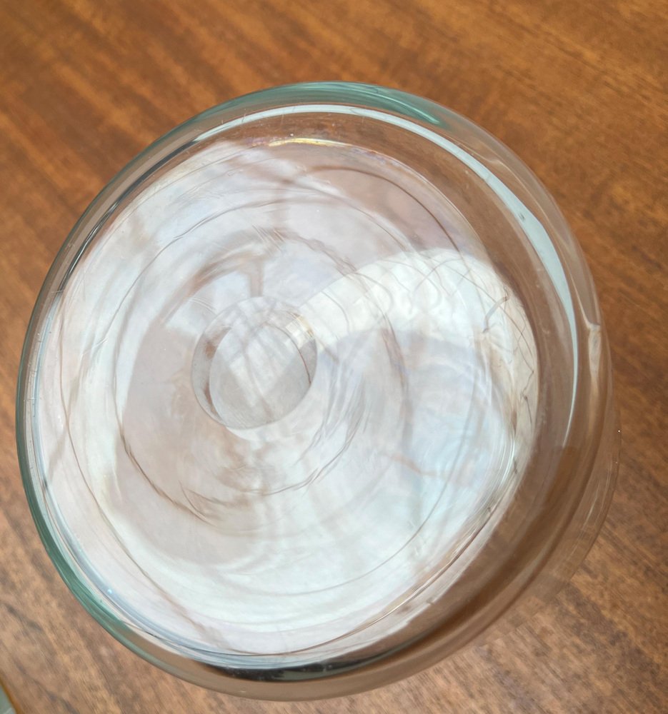 Vintage Scandinavian Glass Carafe Bottle, 1970s for sale at Pamono