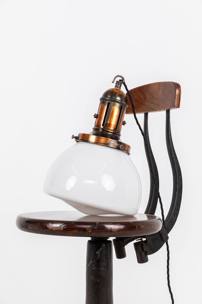 Hängelampe aus Opalglas von Benjamin Electric Manufacturing Company bei ...