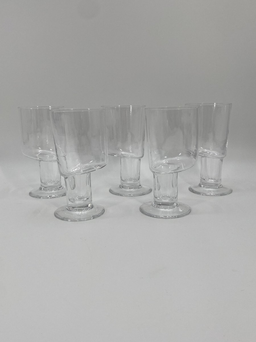 Asymmetrical Water Glasses in Murano Glass by Carlo Moretti, Italy ...