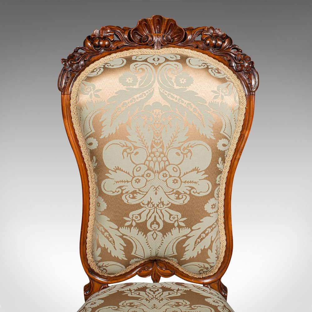 English Early Victorian Ladies Drawing Room Chair in Walnut for sale at ...