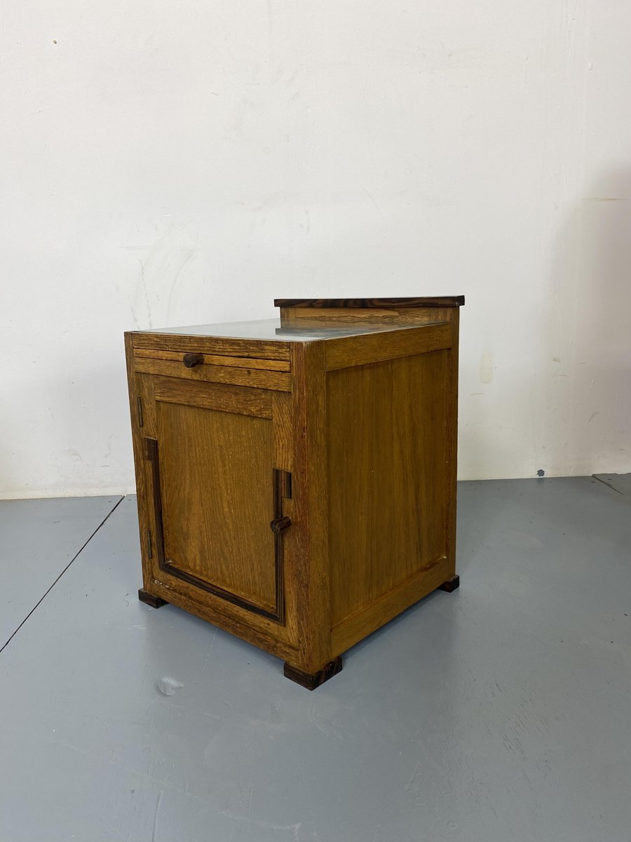 Art Deco Amsterdamse School Bedside Tables, 1920s, Set of 2 for sale at ...