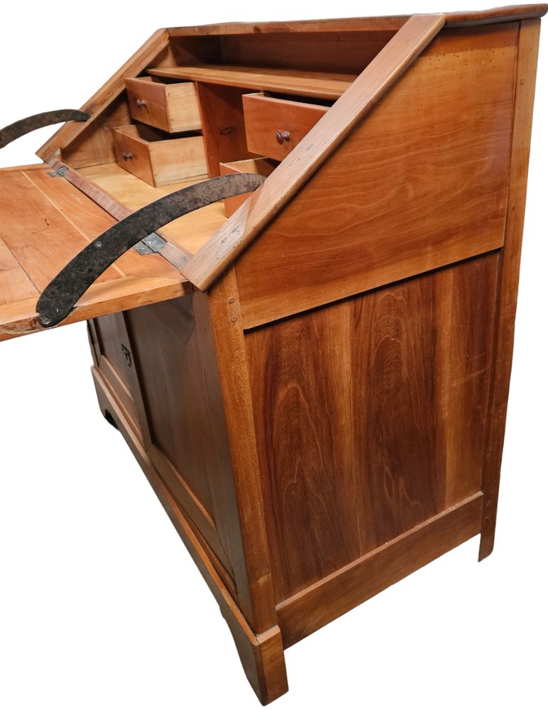 Blonde Cherrywood Slope Desk for sale at Pamono