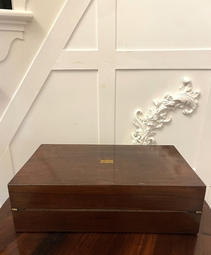 Victorian Rosewood Writing Box, 1860s for sale at Pamono