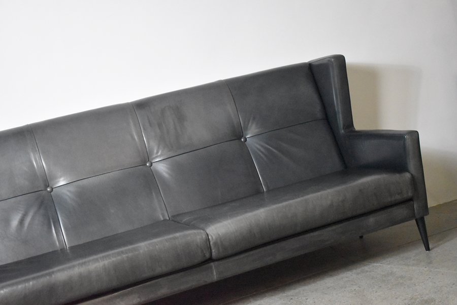 Leather Sofa by Stine Prang for Raun for sale at Pamono