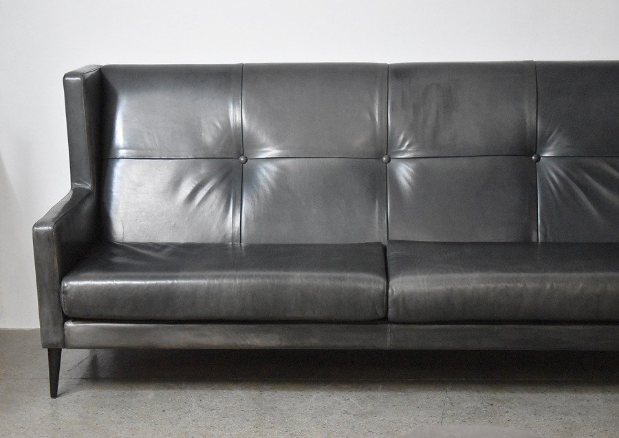 Leather Sofa by Stine Prang for Raun for sale at Pamono