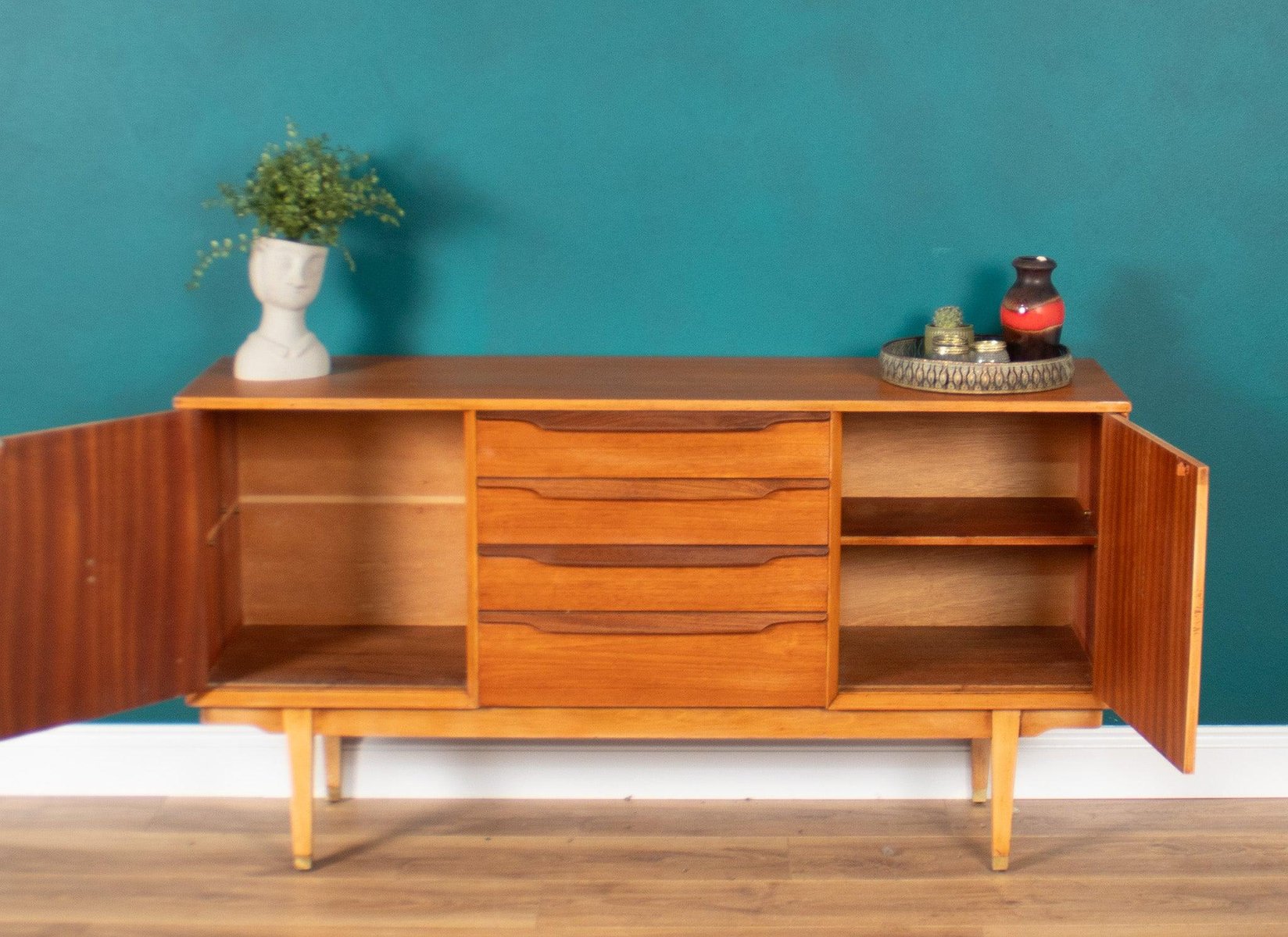 Teak Sideboard from Lebus, 1960s for sale at Pamono