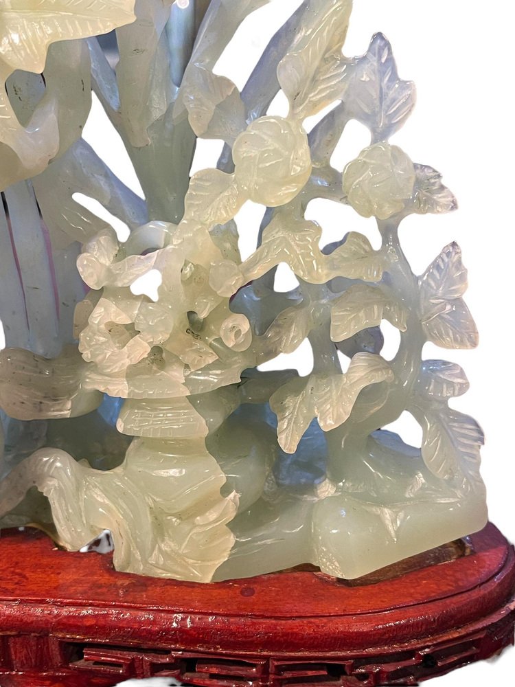 Serpentine Jade Group, China, Late 19th Century for sale at Pamono