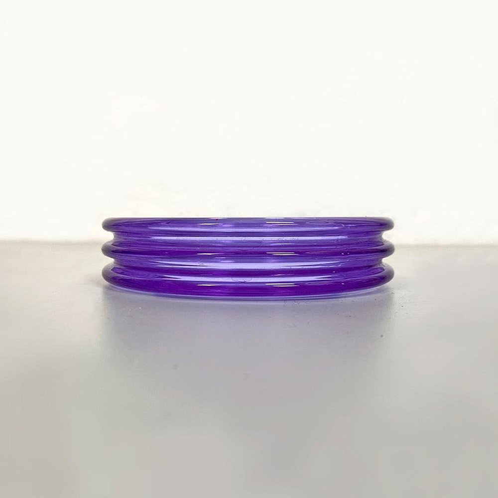 Mid-Century Italian Alexandrite Glass Ashtray by Asti for Arnolfo di ...