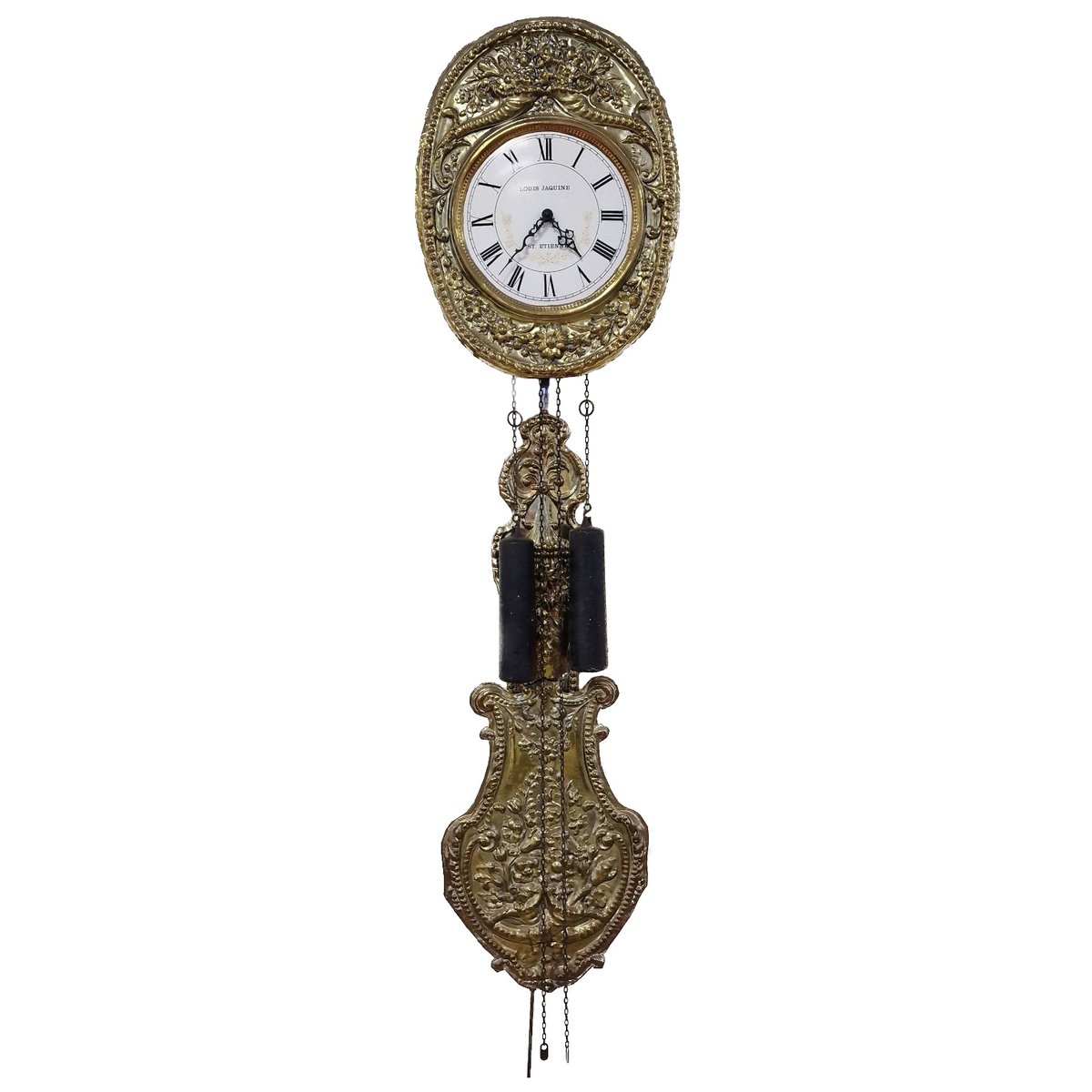 Wall Clock by Louis Jaquine St. Etienne for sale at Pamono
