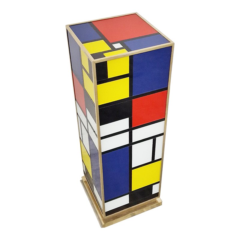 Glass Columns, 1980s, Set of 2 for sale at Pamono